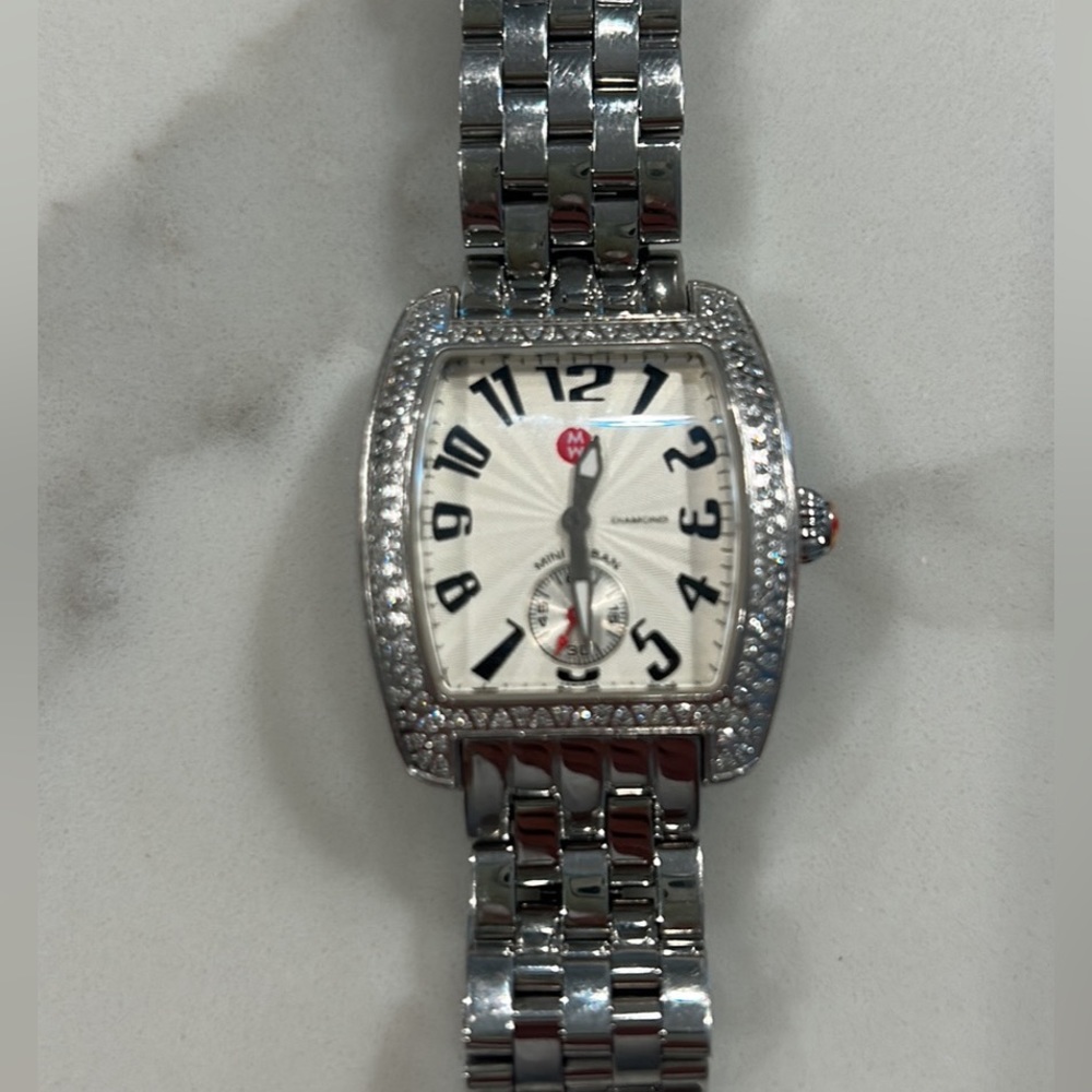 Michele Mini Urban Diamond Watch - Gem